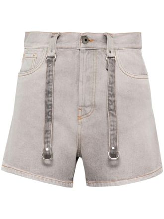 Off-white short Laundry en jean - Tons neutres