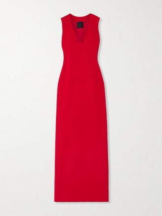 Givenchy Robe Aus Cr&ecirc;pe - Rot