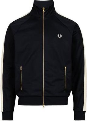 Fred Perry Veste de surv&ecirc;tement &agrave; bandes contrastantes torsad&eacute;&eacute;s
