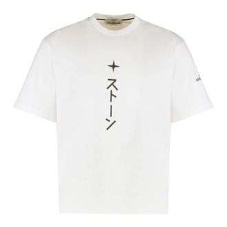 Stone Island Herren, Oberteile, Weiß, MGröße