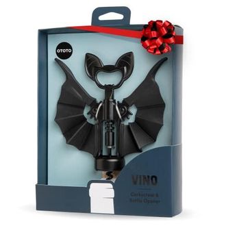 OTOTO Design Tire Bouchon Original - 2-en-1 pour Vin et Bi&egrave;re - Cadeaux dHalloween Gothique, Cadeaux pour les Amateurs de Vin (Vino)