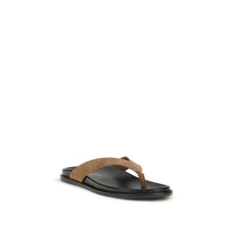 Stuart Weitzman Womens Multicolor Calf Leather Bos Taurus Flip-Flop Sandals