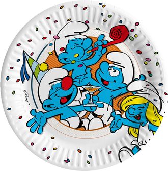 Ciao Italy Kompostierbare Pappteller Schl&uuml;mpfe (&Oslash; 18 cm), 8 St&uuml;ck