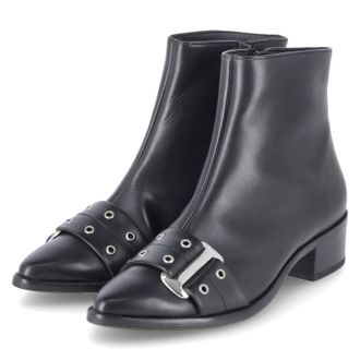 Paul Green 8227-00 Schlupfstiefel Glattleder Damen in schwarz - Gr. 37,5