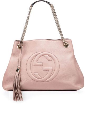 Gucci sac porté épaule Soho Chain (2000-2015) - Rose
