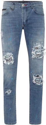 Philipp Plein Herren, Jeans, Blau, W30Gr&ouml;&szlig;e