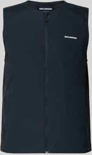 Salomon Weste mit Rei&szlig;verschluss und Logo