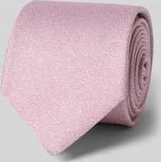 Olymp Seidenkrawatte aus reiner Seide mit Logo-Patch (6,5 cm)