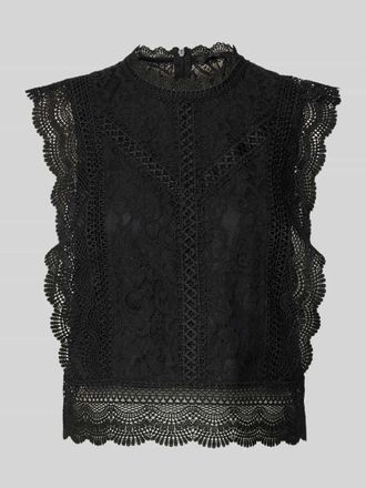 Only Slim Fit Blusentop mit Baumwoll-Viskose-Lyocell-Anteil Modell KARO