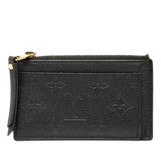 Louis Vuitton unisex, Pre-owned, Noir, Taille: ONE Size Portefeuille en cuir doccasion