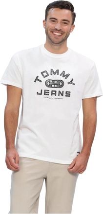Tommy Jeans Herren, Oberteile, Wei&szlig;, LGr&ouml;&szlig;e