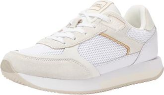 Tommy Hilfiger Chaussures de Course pour Femme, White, 37 EU