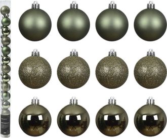 Kaemingk Weihnachtskugeln Kunststoff 3cm 14er Set - klein & bruchsicher - Christbaumkugeln Weihnachtsbaumkugeln für Weihnachten - Christbaumschmuck & Weihnacht