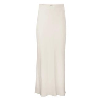 Brunello Cucinelli Femme, Jupes, Beige, Taille: 38 FR Maxi Skirt