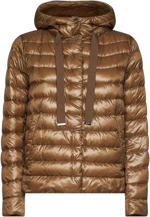 Herno Femme, Vestes, Brun, Taille: 36 FR Down Vestes