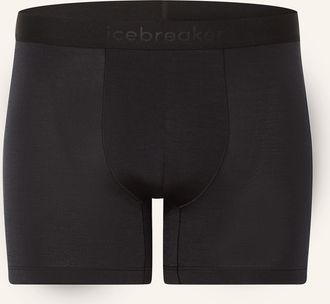 Icebreaker Funktionswäsche-Boxershorts Anatomica Mit Merinowolle schwarz