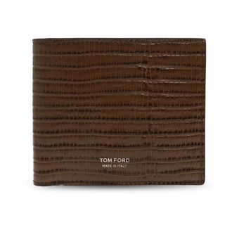 Tom Ford Homme, Accessoires, Brun, Taille: ONE Size Le portefeuille en cuir