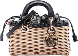 Dior Pre-owned Wicker Satchel - - Pre-owned - Damen - Beige - ONE SIZE