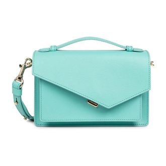 Lancaster Elegante Klapphandtasche mit Verschluss - Zo&eacute; 480-011 - - Bags - Damen - Gr&uuml;n - ONE SIZE