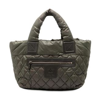 Chanel Pre-owned Gesteppte Tote Bag - - Pre-owned - Damen - Gr&uuml;n - ONE SIZE