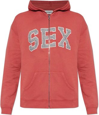 Carne Bollente unisex, Sweatshirts et sweats &agrave; capuche, Rouge, Taille: XS Hooded SweaT-shirt