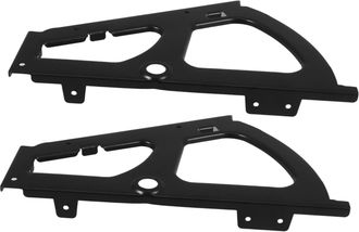 Valiclud 2 Stück Schuhschrank Klappscharnier Einlagig Schwarz Lackiert Möbelbeschlag Flip mechanismus für Schuhschubladen Einfache Montage und Reibungslose Bed