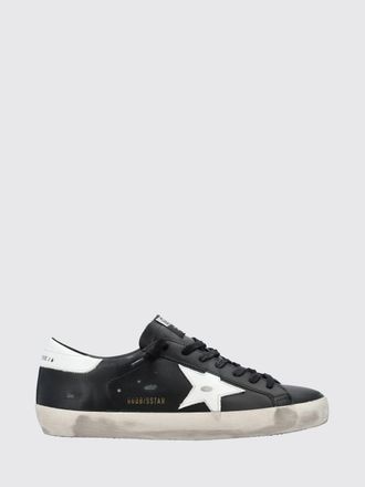 Golden Goose Baskets Super-Star pour homme en cuir de veau &agrave; effet us&eacute;