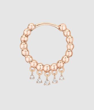 Stone Paris Mini Cr&eacute;ole Talitha Or Diamants (vendue &agrave; lunit&eacute;)