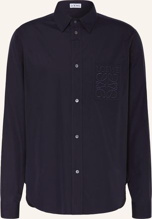 Loewe Hemd Comfort Fit blau