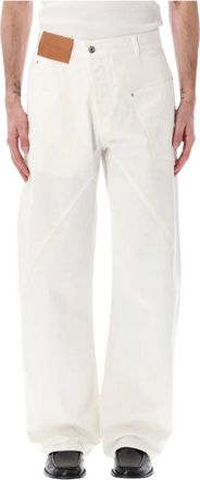 J.W.Anderson Homme, Jeans, Blanc, Taille: W30 Twisted Workwear Jeans