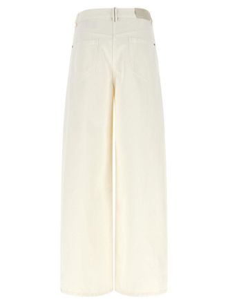 Brunello Cucinelli The Wide Barrel Jeans - Cream
