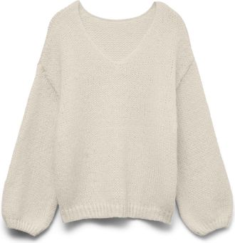 Vero Moda Vmmaybe Ls 2Way V-Neck Pullover Noos