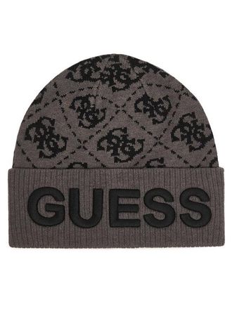 Guess M&uuml;tze AM9676 POL01 Dunkelgrau