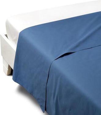 Caleffi Percalle Bettlaken Oberteil, Perkal, Avio, Doppelbett, 1003498, Caleffi