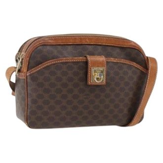 Celine Sac bandouli&egrave;re vintage doccasion en plastique - Femme - Pre-owned - Brun - Taille: ONE Size