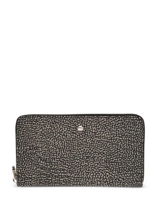 Borbonese portefeuille en cuir - Tons neutres