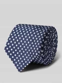 Gierremilano Seidenkrawatte aus reiner Seide mit Logo-Patch (7,5cm)