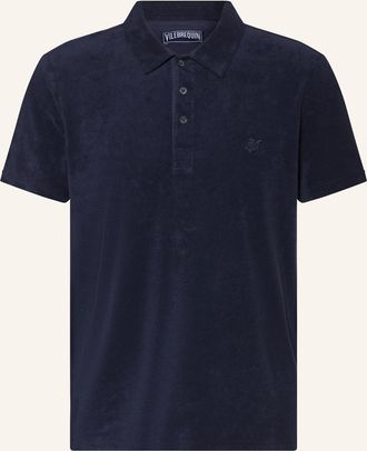 Vilebrequin Frottee-Poloshirt Phoenix aq100 blau