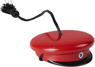 Kay Bojesen Studentenmütze Russelue für Holzaffen aus Buche gefertigt, Farbe: Rot, Maße: 4.5x1.5 cm, 39329