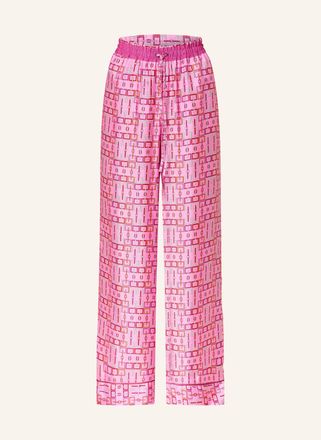 Sem per Lei Sem Per Lei Marlenehose Aus Seide pink