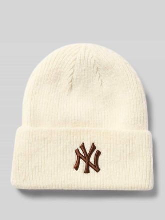 New Era Beanie mit Woll-Anteil in Ripp-Optik