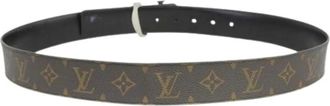 Louis Vuitton Ceinture en toile Pre-owned - Homme - Pre-owned - Brun - Taille: ONE Size