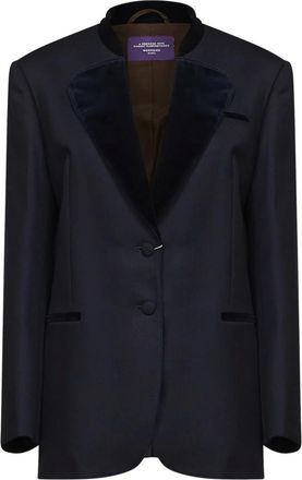 Max Mara Blazer Wksadagio - Femme - Vestes - Bleu - Taille: 40 FR