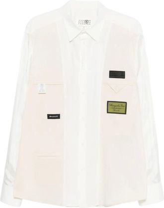 Maison Margiela Homme, Chemises, Blanc, Taille: S Chemise &agrave; manches longues