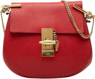 Chlo&eacute; Pre-owned The Drew Shoulder Bag - Femme - Pre-owned - Rouge - Taille: ONE Size