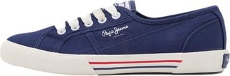 Pepe Jeans London Damen Brady Basic W Sneaker, Blue (Navy), 36 EU