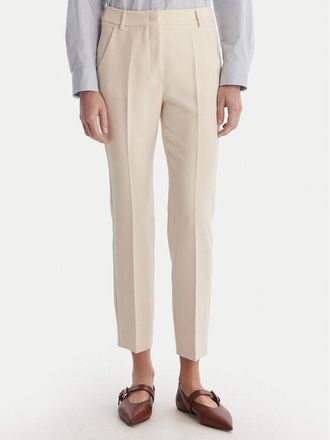 Max Mara Stoffhose Rana 2615131021 &Eacute;cru Slim Fit