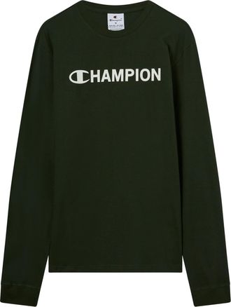 Champion Legacy Herren Graphic Long Sleeve T-Shirt L Gr&uuml;n, gr&uuml;n, L