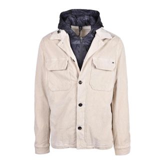 Mason's Homme, Vestes, Beige, Taille: XL Giubbotto a camicia velluto