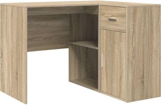 vidaXL Vidaxl - Bureau dangle avec tiroir 2 pcs Chêne Sonoma 102 x 50 x 75 cm